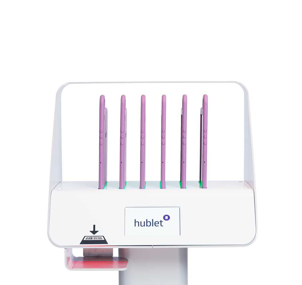 Hublet Dock | Self-service tablets station