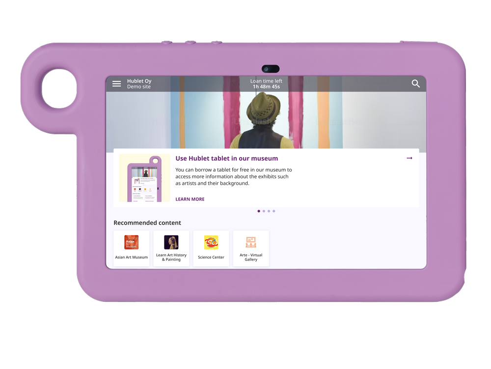 Self-Service Museum Tablet Management Solution | Hublet Solution