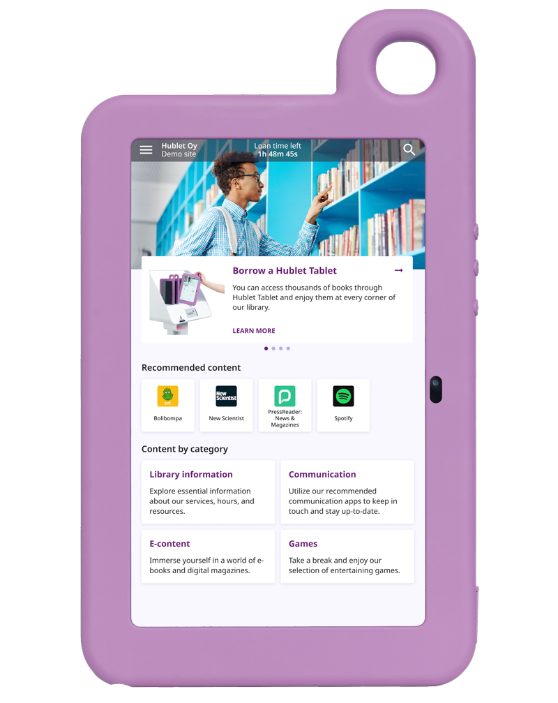 Simple Library Tablet Lending Management Solution | Hublet Solution
